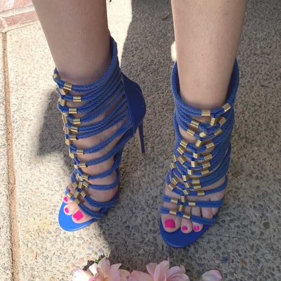 Wild Rose | Shoes | Fierce Af Wild Rose Rope Heels | Poshmark